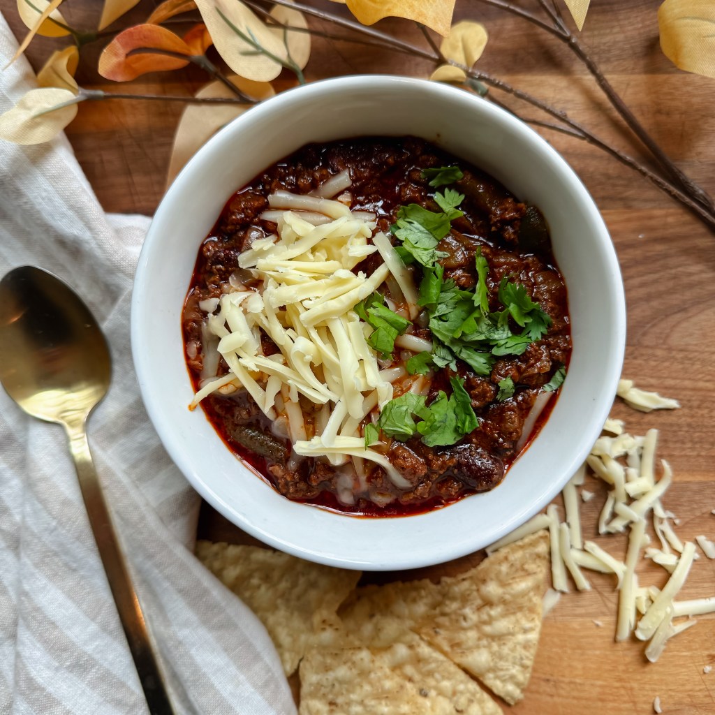Kid Friendly Beef Chili - Daddio's Kitchen